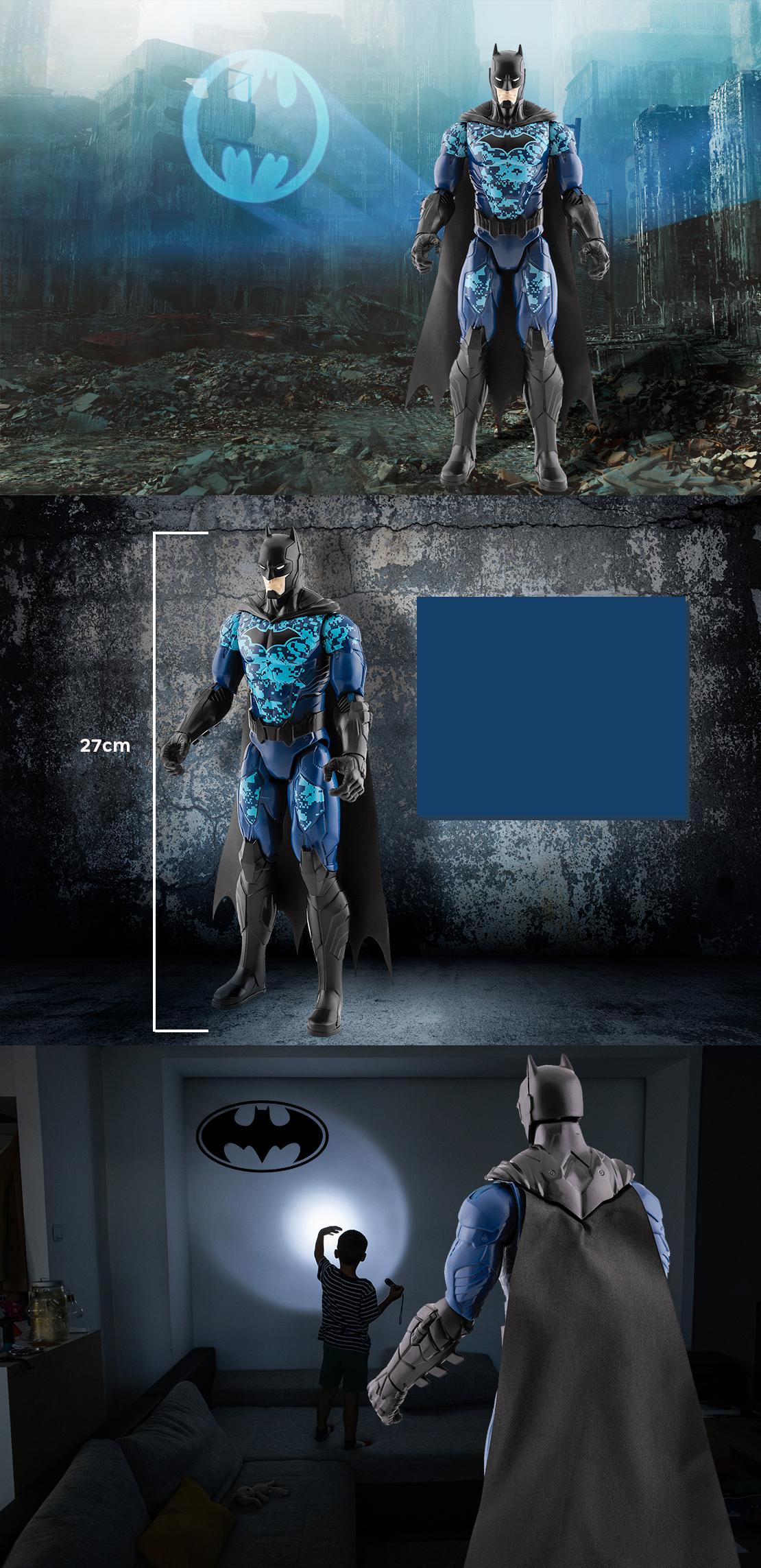 Dá pra ver o Batman por todos os lados